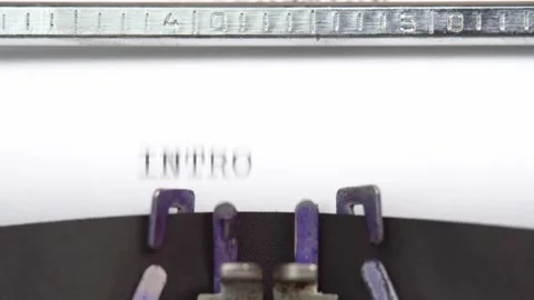 Intro word close up being typing and cen... | Stock Video | Pond5