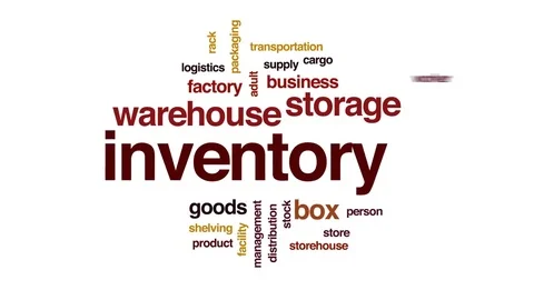 Inventory animated word cloud, text desi... | Stock Video | Pond5