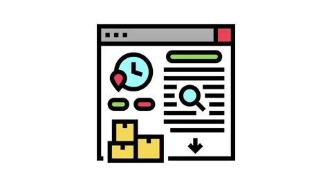 Inventory Icon Stock Footage ~ Royalty Free Stock Videos | Pond5