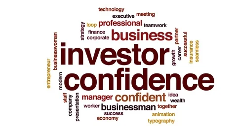 Investor confidence animated word cloud.... | Stock Video | Pond5