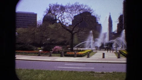 IRAN-1972: Large Fountain In The Center ... | Stock Video | Pond5