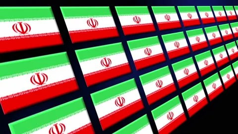 Iran Flag Animated Background 3d Animati... | Stock Video | Pond5