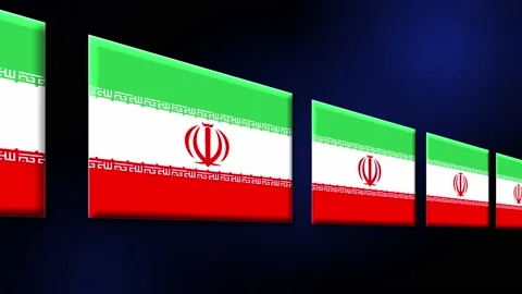 Iran Flag Animated Background 3d Animati... | Stock Video | Pond5