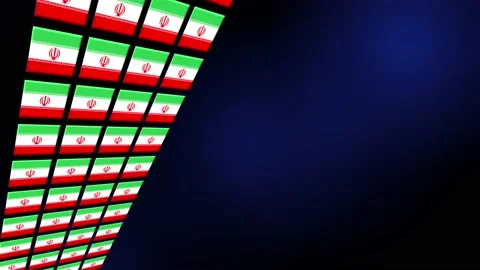Iran Flag Animated Background 3d Animati... | Stock Video | Pond5