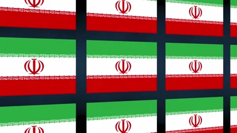Iran Flag animation 3d, National Flag Ba... | Stock Video | Pond5