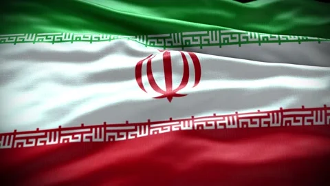 Iran Flag Realistic Loop Animation | Stock Video | Pond5