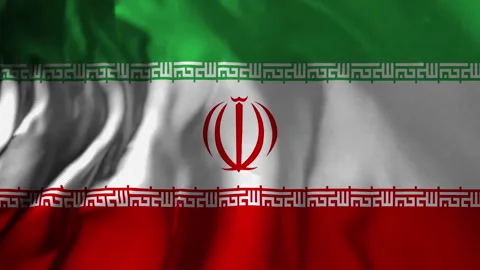 Iran flag waving animation, 4K video ba... | Stock Video | Pond5