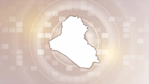 Iraq Animated Map | Stock Video | Pond5