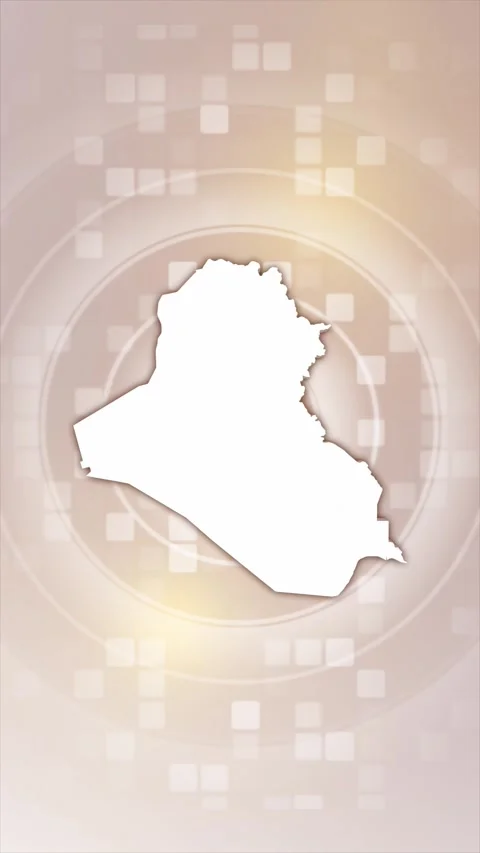 Iraq Animated Map | Stock Video | Pond5