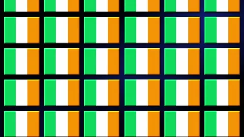 Ireland Flag Animated Background 3d Anim... | Stock Video | Pond5