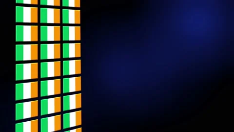 Ireland Flag Animated Background 3d Anim... | Stock Video | Pond5