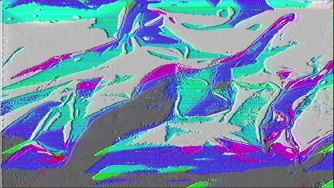 Iridescent glitch background with VHS sc... | Stock Video | Pond5