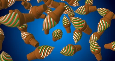 Ice Cream Falling Stock Footage ~ Royalty Free Stock Videos | Pond5