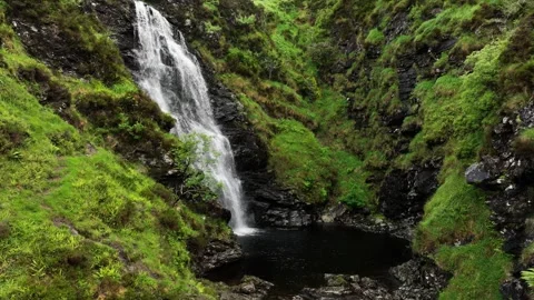 Irish waterfalls from around the Ring of... | Stock Video | Pond5