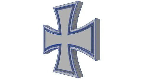 Iron cross ~ 3D Model ~ Download #127312214 | Pond5
