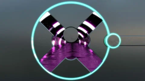 Iron hatch opens panoramic view to the s... | Stock Video | Pond5