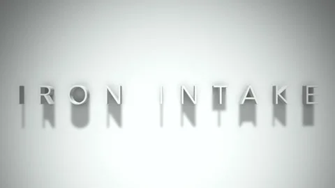 Iron Intake 3D title animation with shad... | Stock Video | Pond5