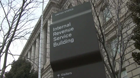 IRS Sign | Stock Video | Pond5