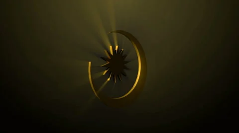 The Islam symbol animation background | Stock Video | Pond5
