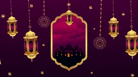 islamic background animation for eid al ... | Stock Video | Pond5