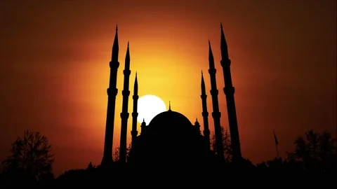 Islamic Cami Architecture in City with S... | Stock Video | Pond5