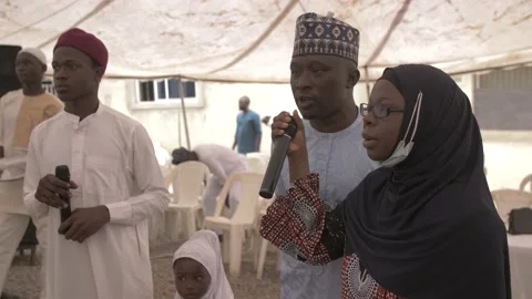 Islamic quran student graduation in Nig... | Stock Video | Pond5