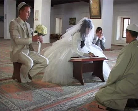 Islamic wedding ceremony in mosque Nika... | Stock Video | Pond5