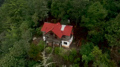 Isolated alone old house in the middle o... | Stock Video | Pond5