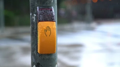 isolated light traffic hand control for ... | Stock Video | Pond5