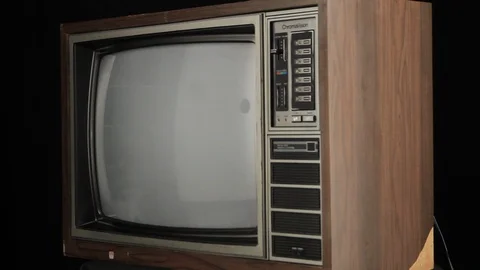 Old Television Isolated Stock Video Footage | Royalty Free Old ...