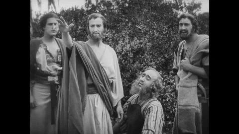 ISRAEL - 1927, in this silent film, Jesu... | Stock Video | Pond5