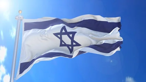 Israel animated flag pack in 3D and gree... | Stock Video | Pond5