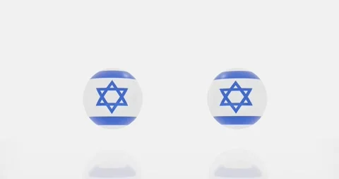 Israel flag symbol | Stock Video | Pond5