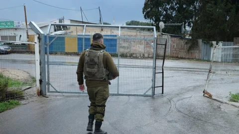 Israeli Army Soldier in Uniform and Body... | Stock Video | Pond5