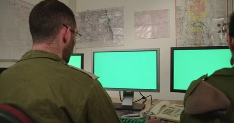 Military Drone Control Room Stock Video Footage | Royalty Free Military ...