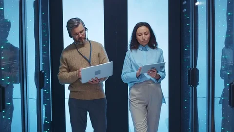 Team Data Center Stock Videos – Royalty-Free HD & 4K Videos | Pond5