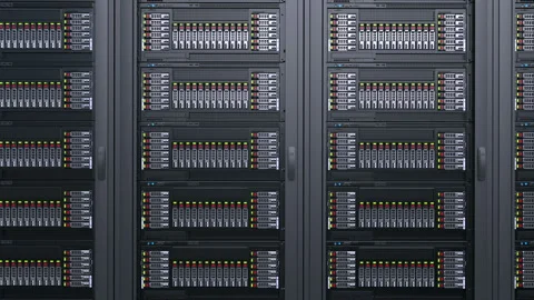 IT engineering, rack servers in the mode... | Stock Video | Pond5