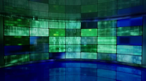 IT high-tech background on screens in vi... | Stock Video | Pond5