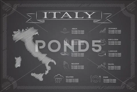 Italian Republic infographics, statistical data,: Graphic #55655933