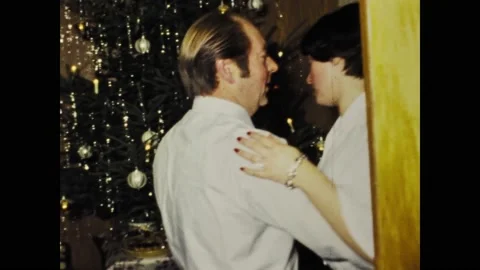 Italy 1975, Happy home party scene 70s | Stock Video | Pond5