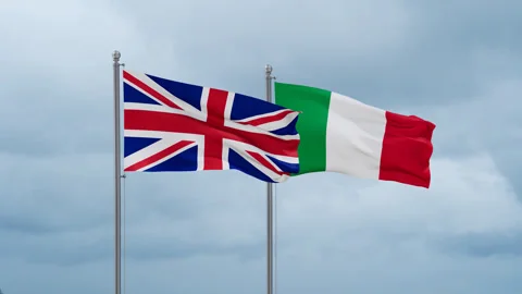 Italy and UK United Kingdom of Great Bri... | Stock Video | Pond5