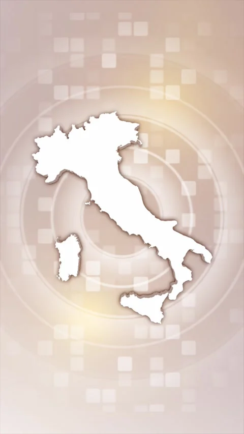 Italy Animated Map | Stock Video | Pond5