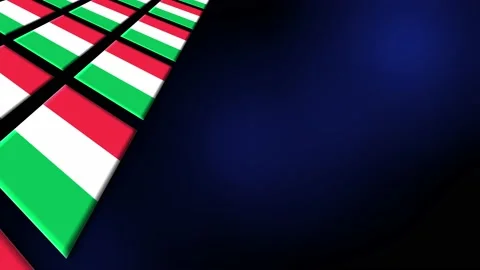 Italy Flag Animated Background 3d Animat... | Stock Video | Pond5