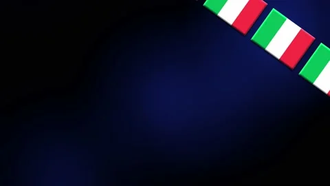 Italy Flag Animated Background 3d Animat... | Stock Video | Pond5