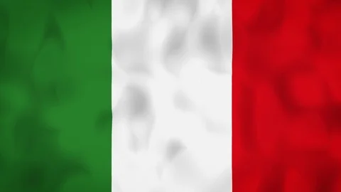 ITALY flag on the wind, animated in 4k. ... | Stock Video | Pond5