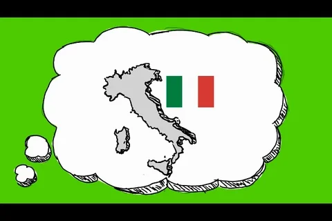 Italy - Hand-Drawn Animation - thinking ... | Stock Video | Pond5