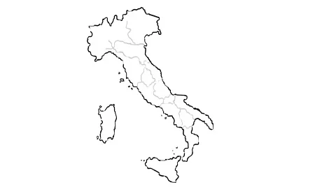 italy map hand draw | Stock Video | Pond5