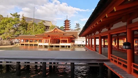 Itsukushima, Miyajimacho, Hatsukaichi fa... | Stock Video | Pond5