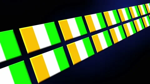 Ivory Coast Flag Animated Background 3d ... | Stock Video | Pond5