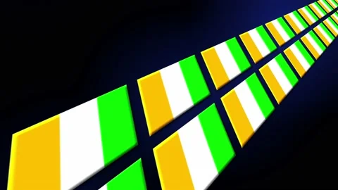 Ivory Coast Flag Animated Background 3d ... | Stock Video | Pond5
